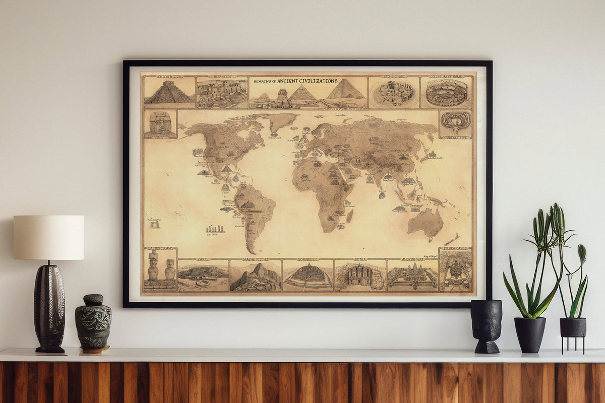 Ancient civilizations map